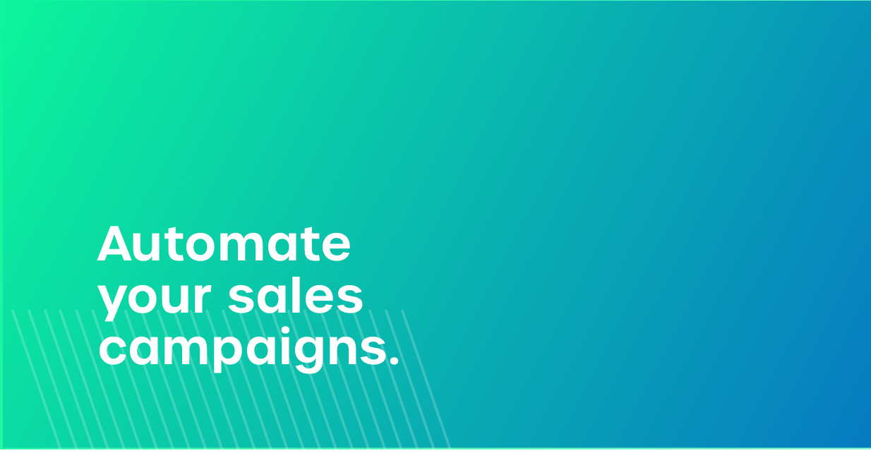How does an automated sales campaign work?