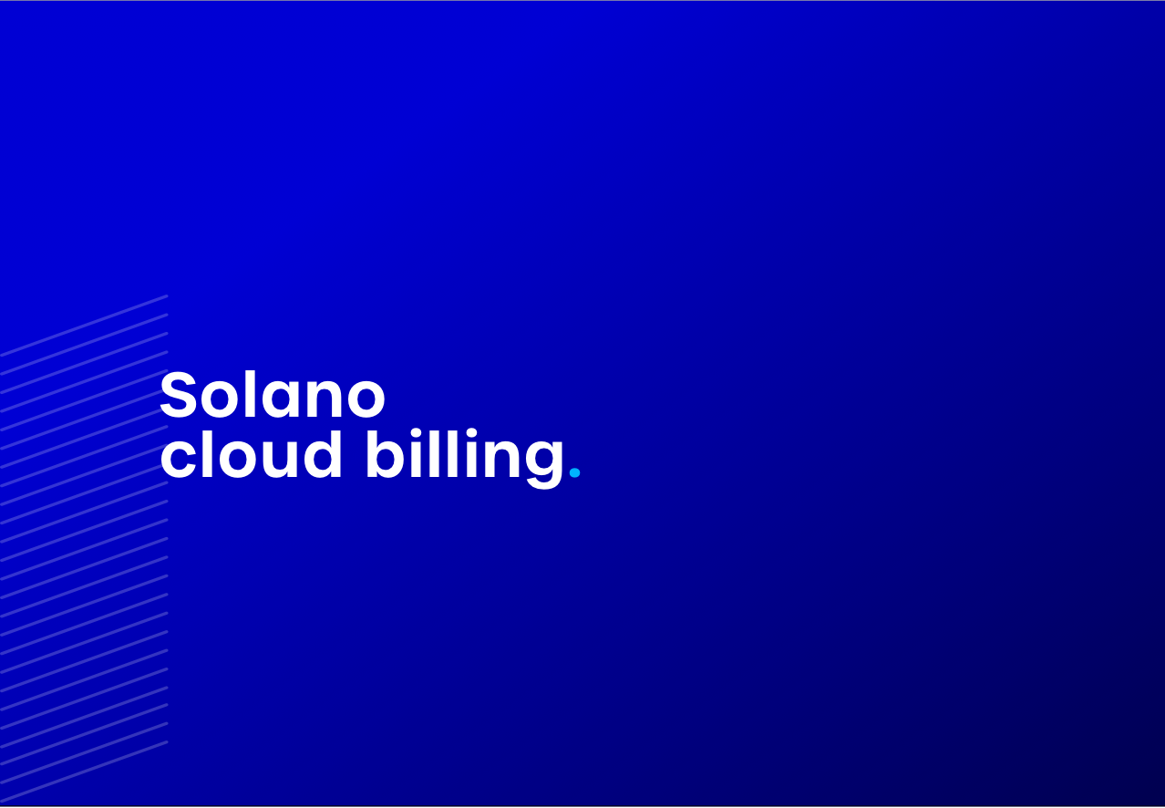 How does Solano cloud billing work?